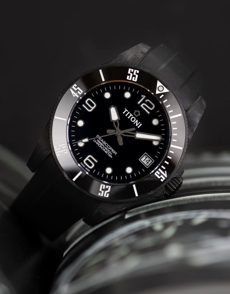 Introducing The New Titoni Seascoper 600 CarbonTech Dive Watch