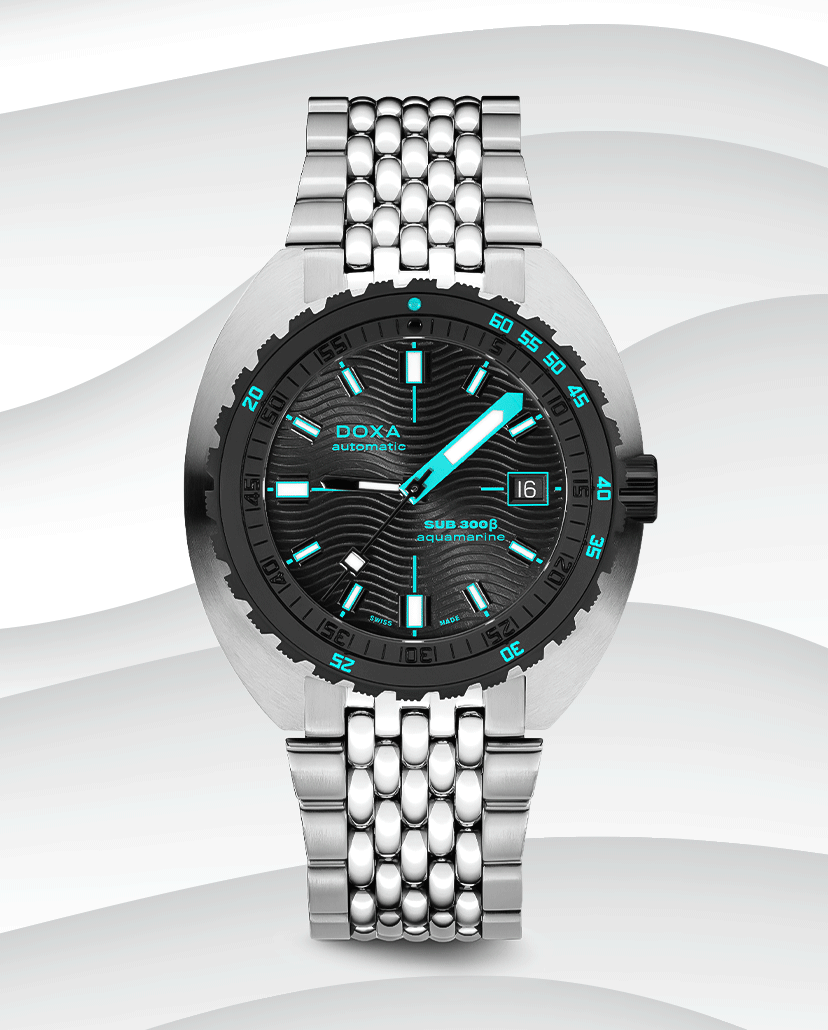 Introducing The Sub 300β In Doxa's Colours, Adding To The Sleek Line