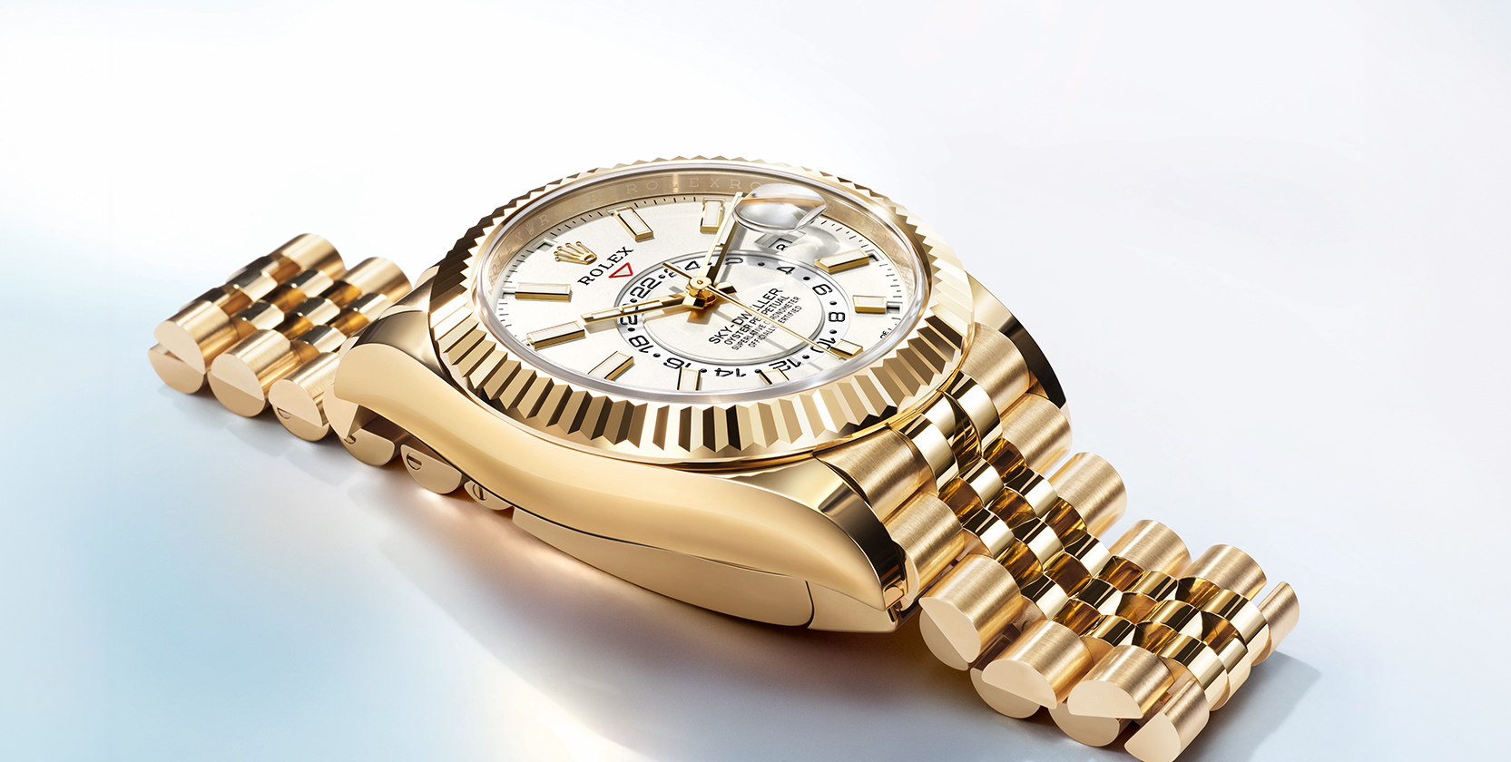 Presenting The Rolex Oyster Perpetual Sky-Dweller Models In Gold